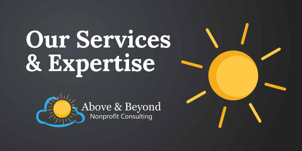Our Consultative Services for Nonprofits | Above & Beyond